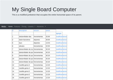 TABLA CRUD PHP MYQL CON BOOTSTRAP 4