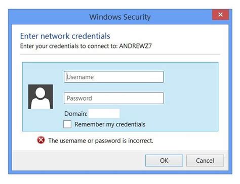 network credentials windows 11