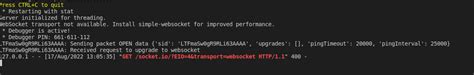 python flask socketio not connecting with client socket when using async mode threadind