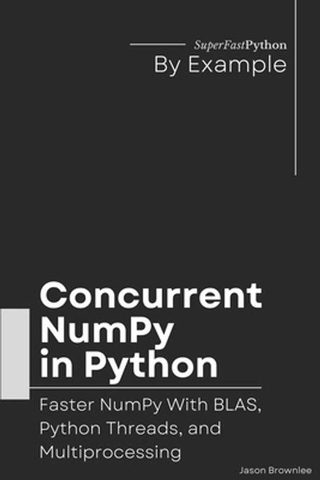 concurrent numpy in python brownlee jason 교보문고