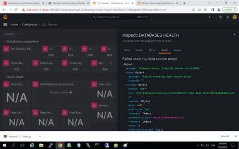 Grafana Sql Server Dashboard Na Configuration Grafana Labs Community Forums