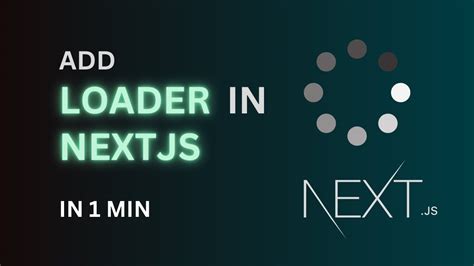How To Add A Loader Or Loading Screen Loading UI In Nextjs YouTube