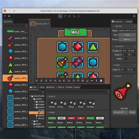 phaser editor 2d