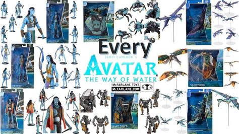 Every McFarlane Toys Avatar The Way Of Water And World Of Pandora