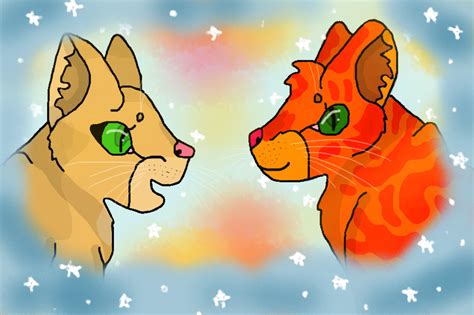 Warrior Cats Sandstorm And Firestar Mating