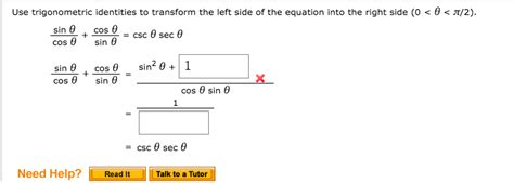 answered use trigonometric identities to… bartleby