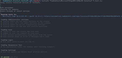 continuous testing with travis ci and lambdatest dev tester