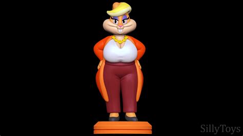 Sillytoys Patricia Bunny Looney Tunes Show 3d Print Model