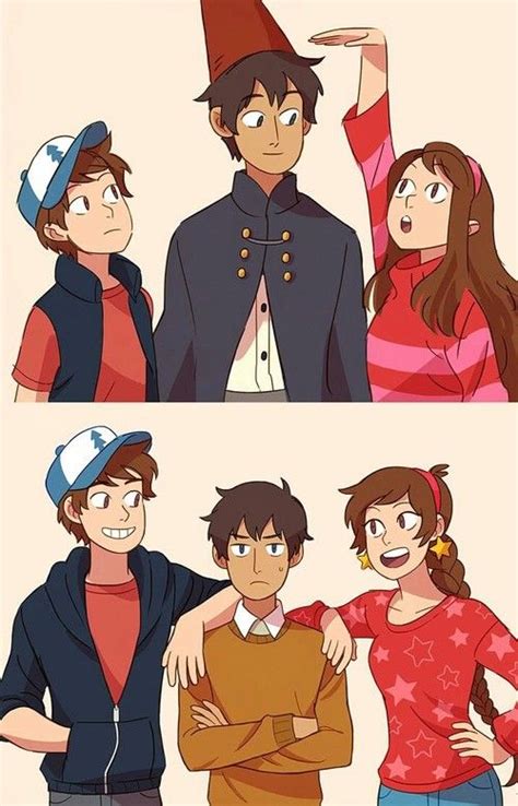 V Hehe Gravity Falls Crossover Art Gravity Falls Gravity Falls Comics Cartoon As Anime