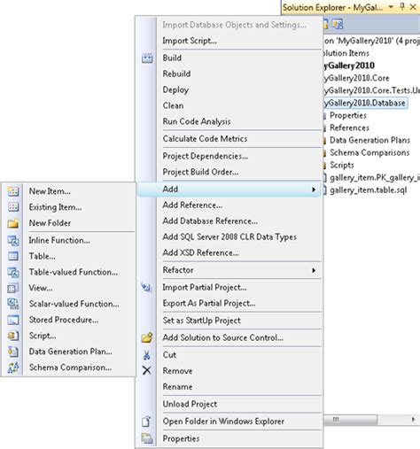 Gunnar Peipman S ASP NET Blog Visual Studio 2010 Database Projects