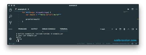 Kotlin String Template Explanation With Examples Codevscolor