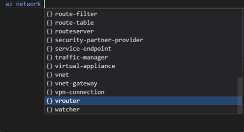 intellisense doesn t work for newly installed az cli extension · issue 86 · microsoft vscode