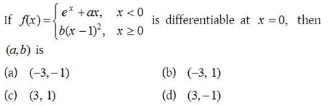 Differentiable Function A Plus Topper