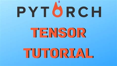 Complete Pytorch Tensor Tutorial Initializing Tensors Math Indexing Reshaping Youtube