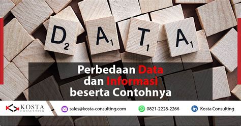 Perbedaan Data Dan Informasi Beserta Contohnya ERP INDONESIA