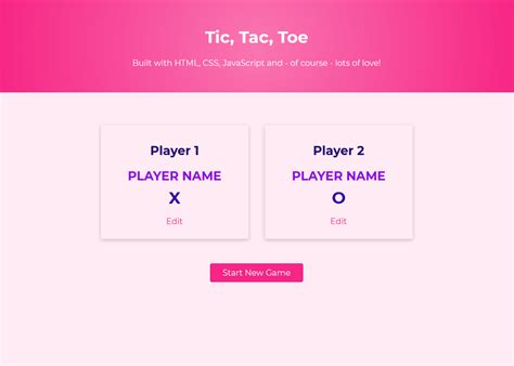 GitHub Goncanegis Js Tic Tac Toe A Playable Tic Tac Toe Game Made