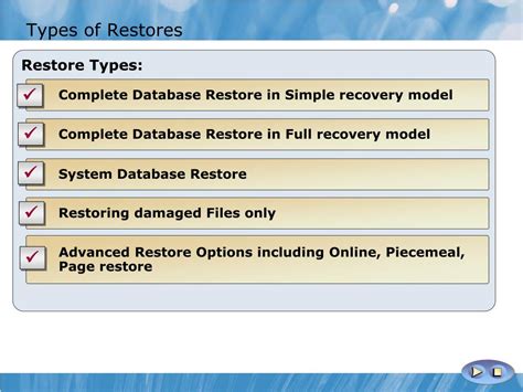 PPT Module 7 Restoring SQL Server 2008 R2 Databases PowerPoint