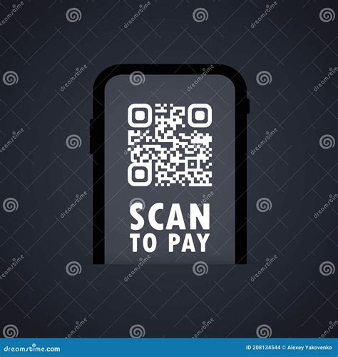 Qr Code Frame Vector Set Mobile Application QR Code Scanning In