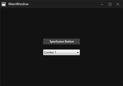 WPF Skin Manager Apply Themes For Syncfusion WPF Controls