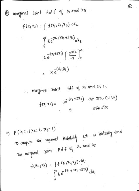 5 suppose that three random variables xi x2 and x3 have a continuous joint distribution with