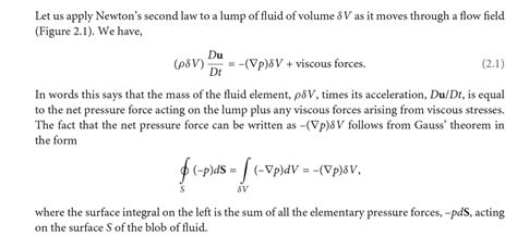 [solved] deriving the integral form of the navier stokes 9to5science