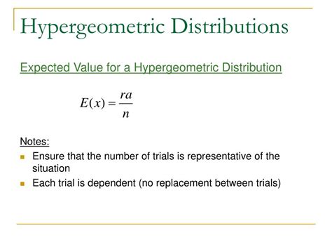 ppt hypergeometric distributions powerpoint presentation free download id 6565318