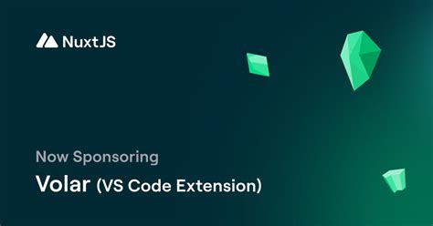 nuxtjs on twitter we are proud to sponsor johnsoncodehk for his amazing work on the vs code