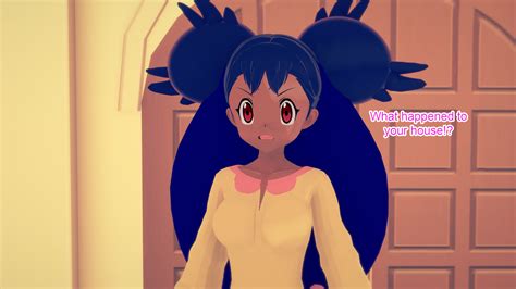 Hypnohub Aware Black Hair Clothed Dialogue English Text Female Only Iris Mustardsauce Pokemon