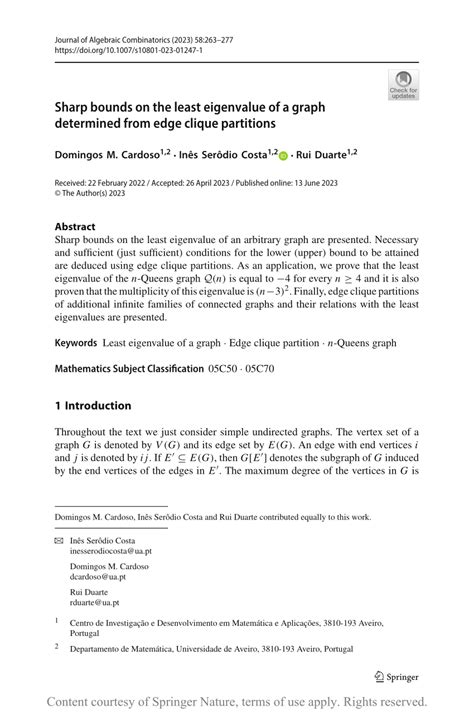 pdf sharp bounds on the least eigenvalue of a graph determined from edge clique partitions