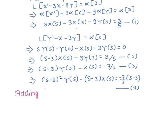 solved i don t understand how to use laplace transforms can someone explain how to use it and