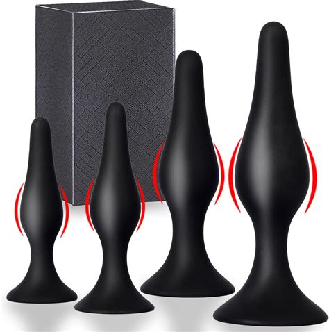 5 Pcs Anal Butt Plug Sex Toys Small Large Butt Plug Set Anal Training Kit With A
