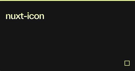 Nuxt Icon Codesandbox