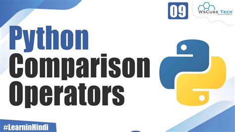 What Are Comparison Operators In Python Explained In Hindi For