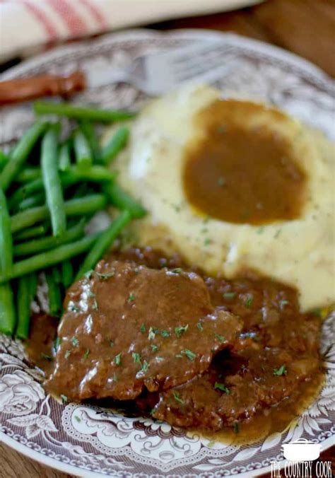 Crock Pot Cubed Steak With Gravy Recipes Cooking Crockpot Cube Steak Beef Recipes Cube