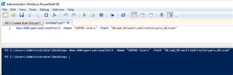 create bulk organizational units ou in active directory with powershell محمد البلوشي