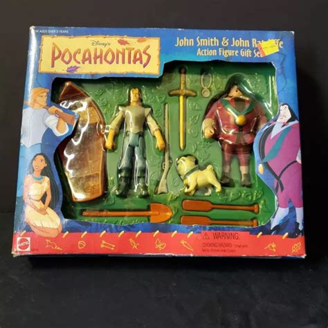 Disney Pocahontas John Smith And John Ratcliffe Action Figure Set New In Box £1255 Picclick Uk