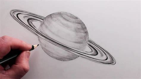 How To Draw Saturn Step By Step Drawing Guide By