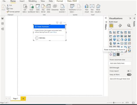 refresh power bi dataset by integrating power automate in the report