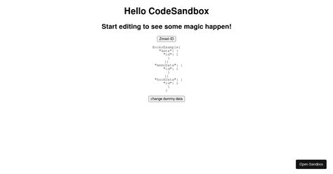 Hooks Codesandbox