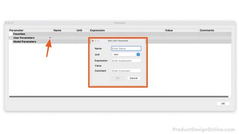 User Parameters In Autodesk Fusion 360 Product Design Online