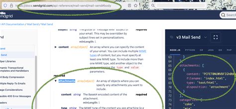 Sendgrid Add Email Attachments Via Dynamic Templates Stack Overflow