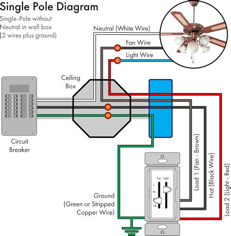 Wiring Diagram For Dimmer Switch Single Pole