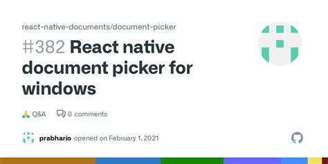 React Native Document Picker For Windows React Native Documents