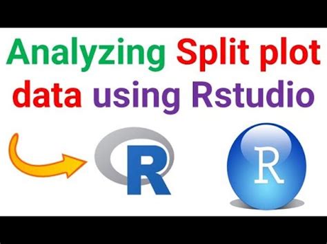 How To Analyze Split Plot Design By Using Rstudio YouTube