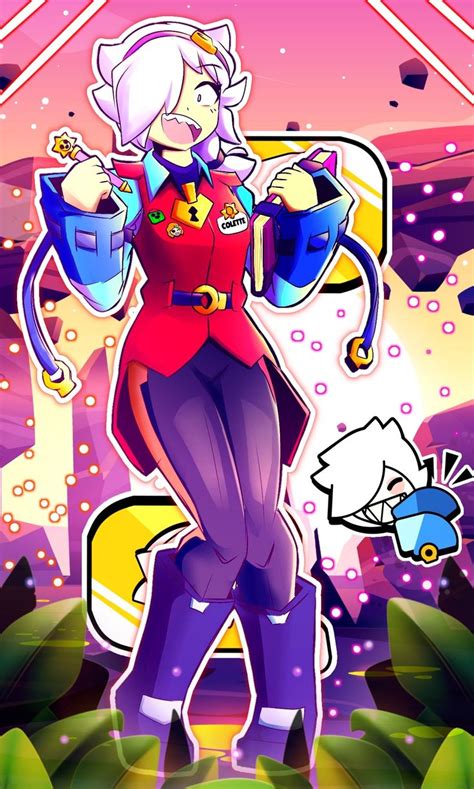 Colette Brawl Stars Милые рисунки Фан арт Рисунки девушки