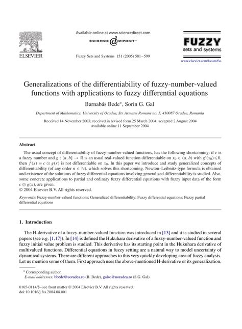 pdf generalizations of the differentiability of fuzzy number valued functions with