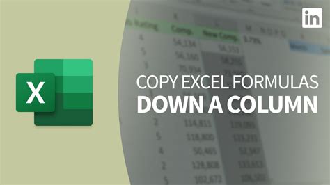 Excel Tutorial COPY FORMULAS Down A Column YouTube
