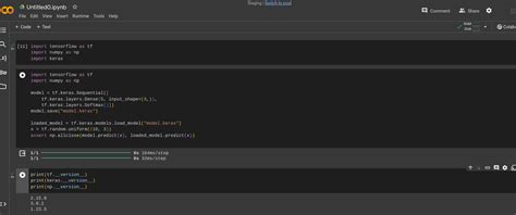 which version of tensorflow and keras should i install so that load model will work properly