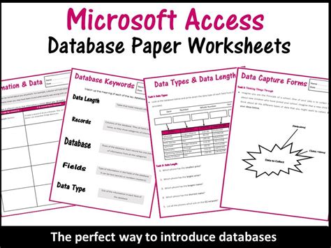 databases worksheets microsoft access teaching resources hot sex picture