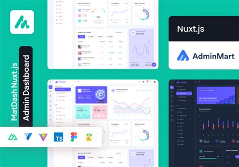 MatDash Vuetify Nuxt Js Admin Template Adminmart